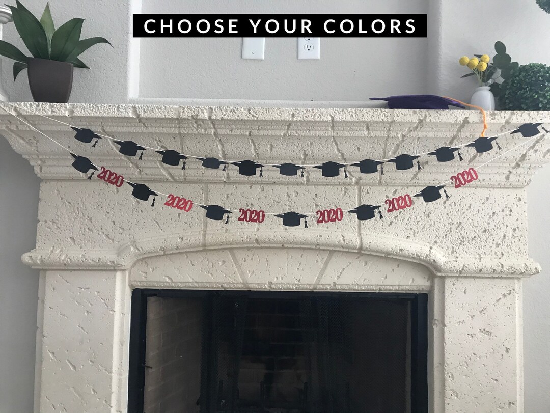 Graduation Cap Banner Graduation Decor Class of 2022 Banner 2022 Banner ...