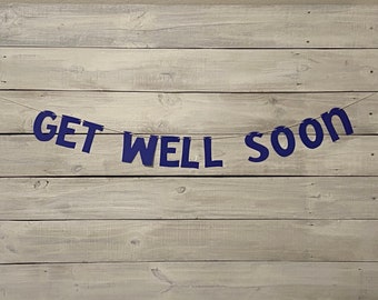 Get Well Soon Banner - Etsy