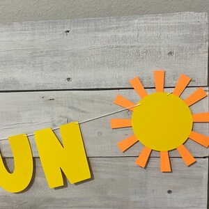 Fun in the Sun Banner-summer Decor-schools Out for Summer Party-pool ...