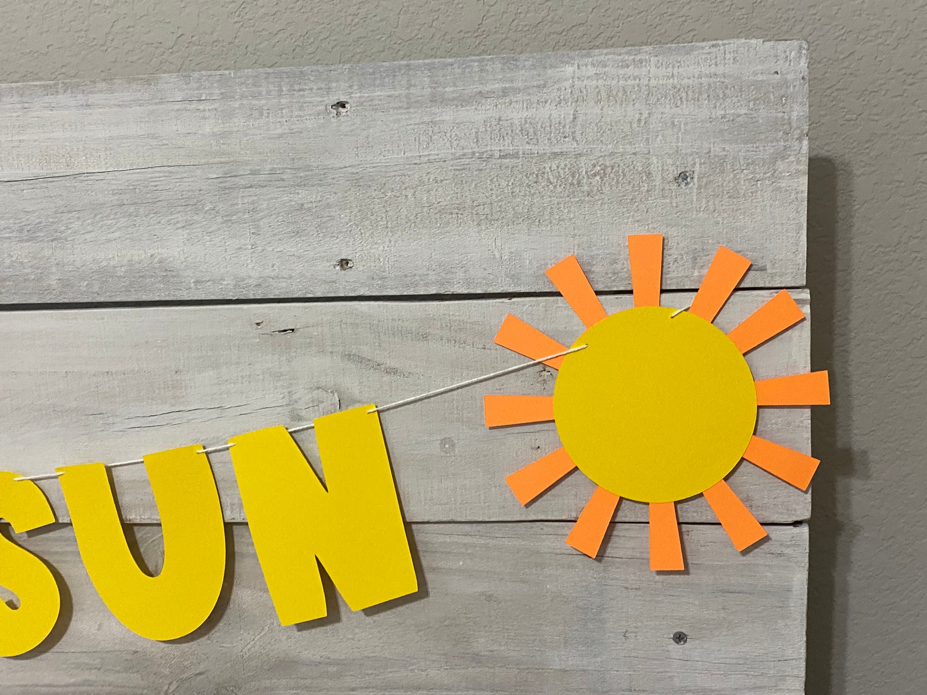 Fun in the Sun Banner-summer Decor-schools Out for Summer - Etsy