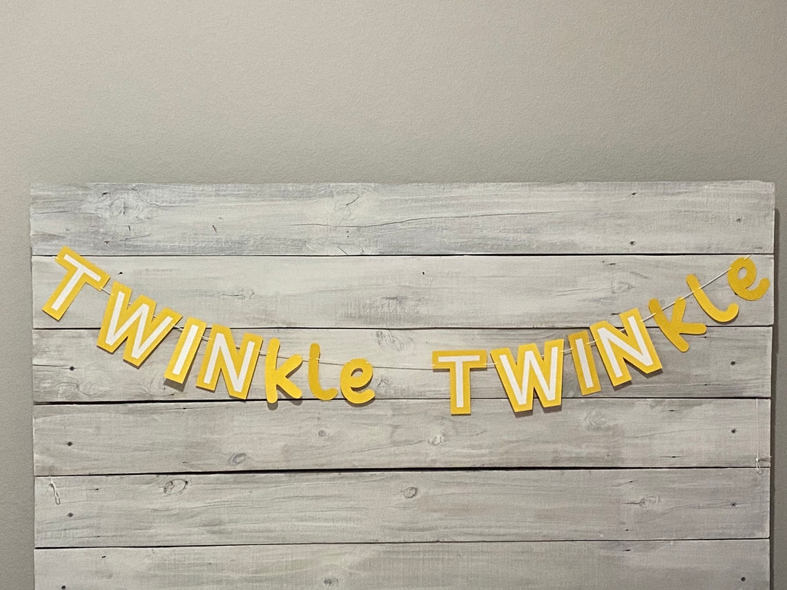 Twinkle Twinkle Banner-twin Baby Shower-twin Birthday Party - Etsy