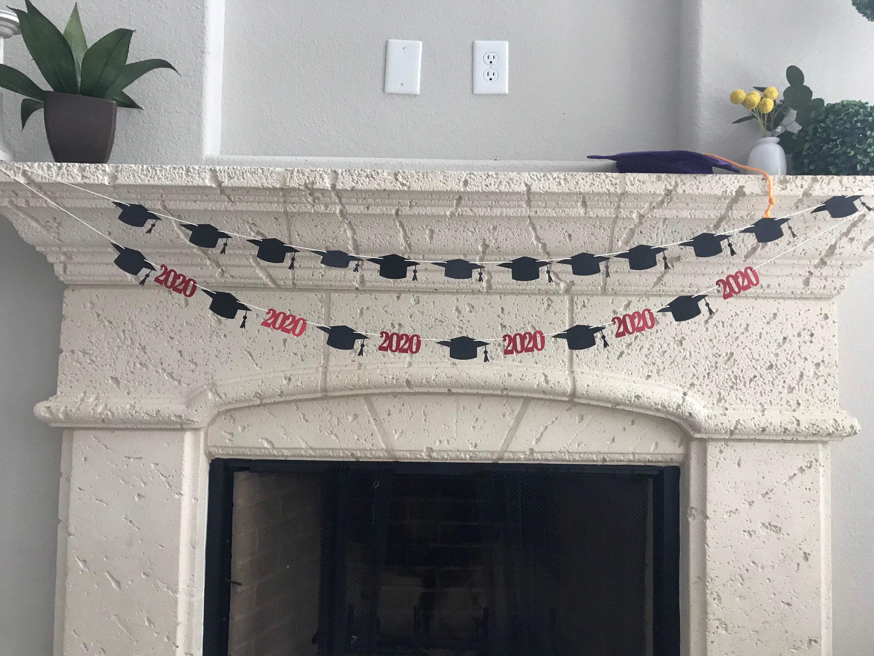 Graduation Cap Banner Graduation Decor Class of 2022 Banner - Etsy