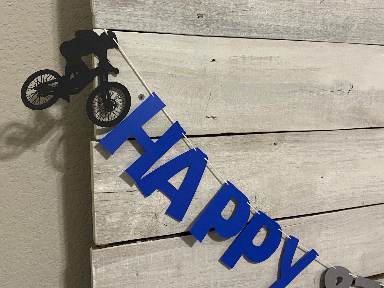 Customizable Mountain Bike Birthday Banner: Outdoor Adventure Party ...