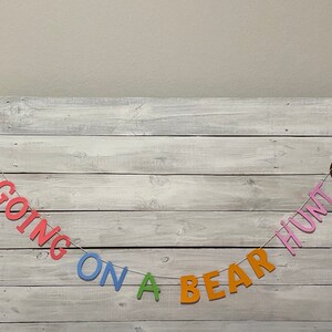 Going on A Bear Hunt ** Banner - Etsy