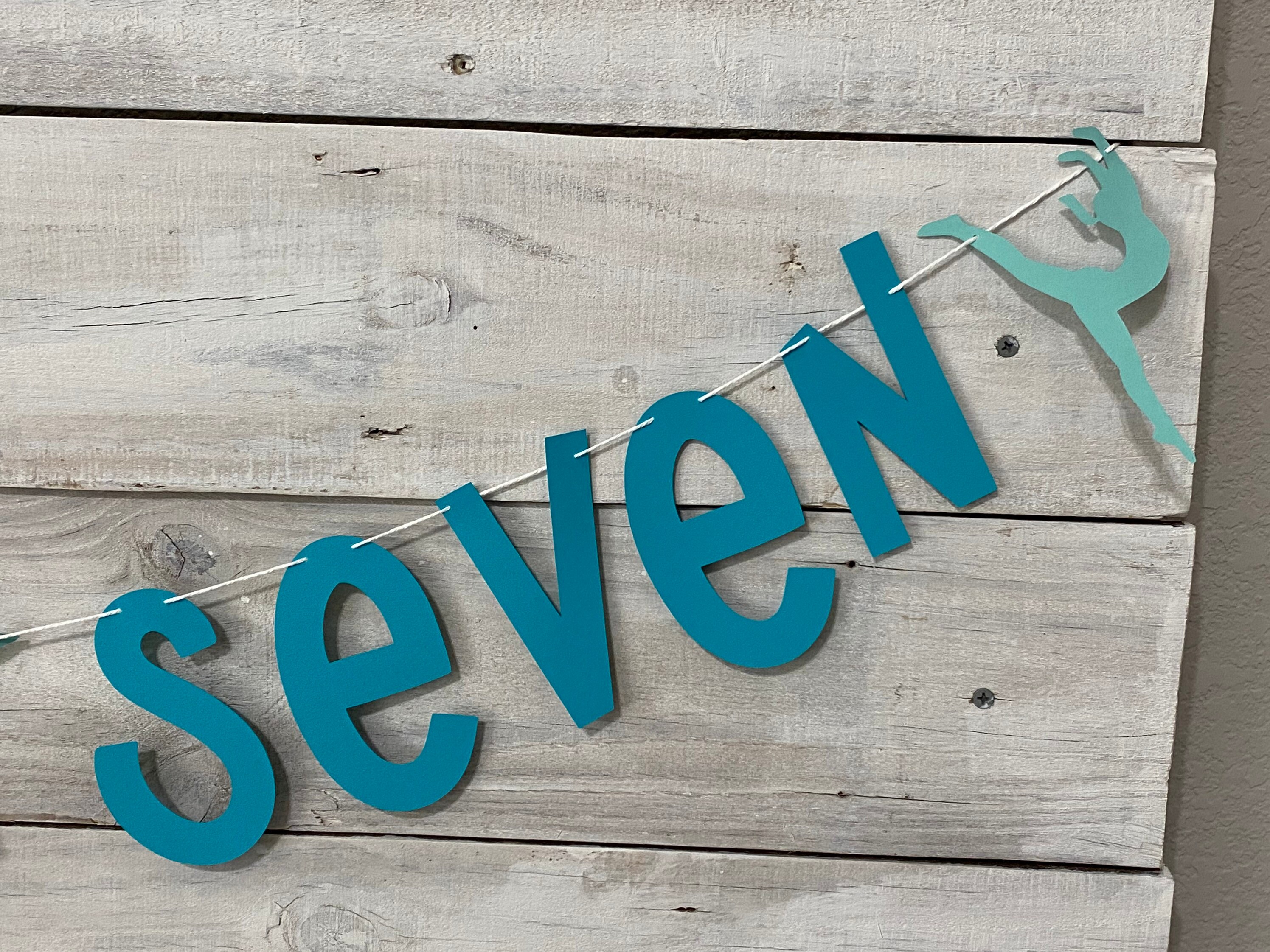 Tumbling Birthday Banner Customizable Gymnastics Birthday - Etsy