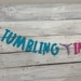 Tumbling Birthday Banner Customizable Gymnastics Birthday Decor ...