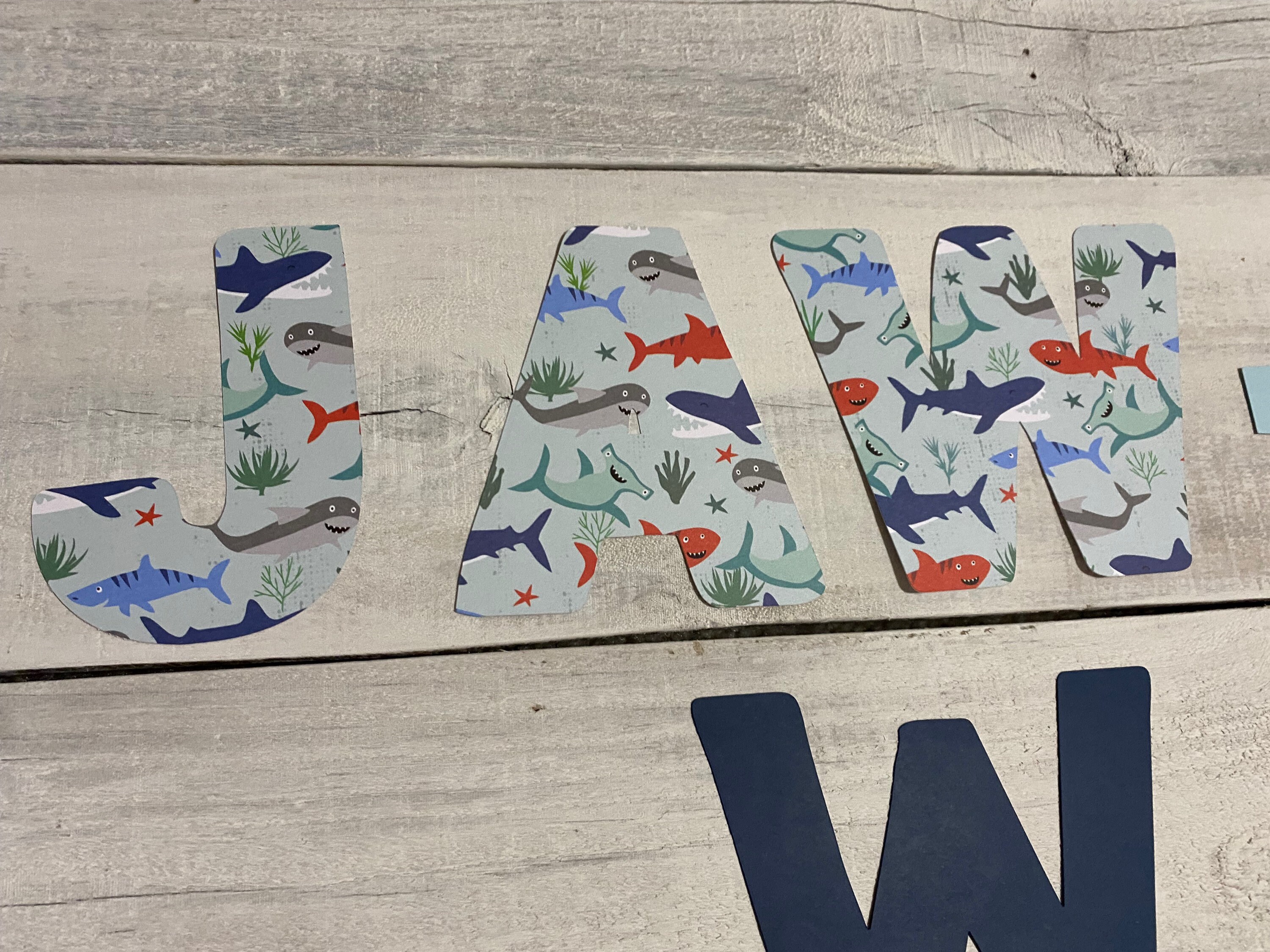 Shark Classroom Bulletin Board Letters: Jaw-some Work Coming Soon - Etsy