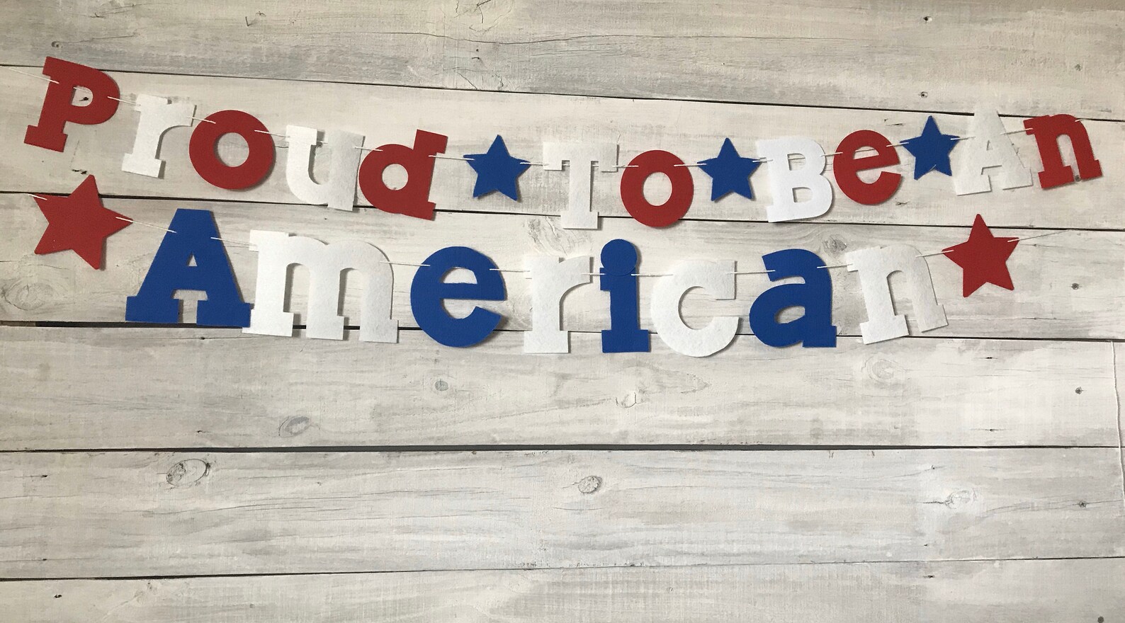 Proud to be an American Banner | Etsy