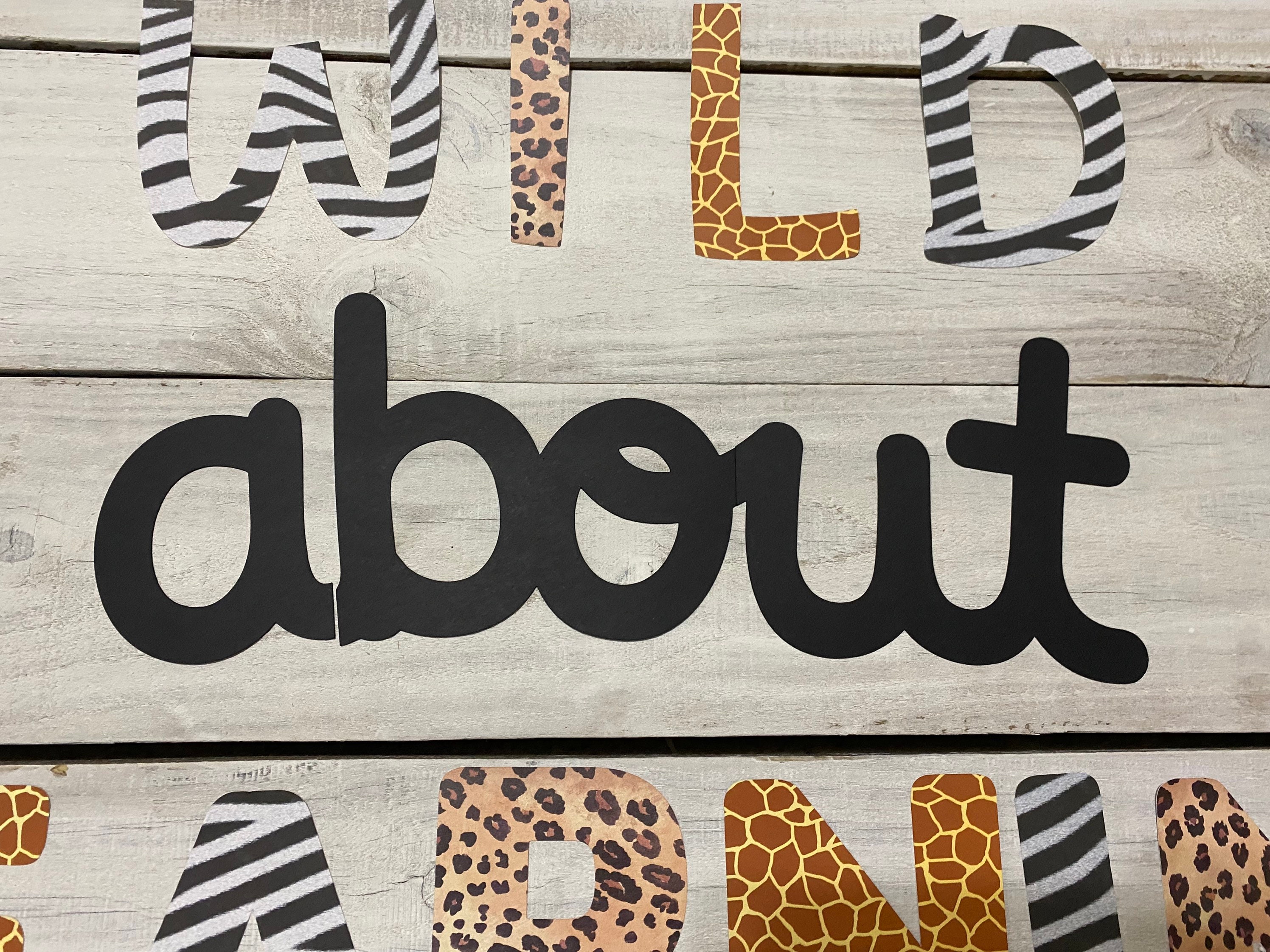 Wild About Reading Wild About Learning Bulletin - Etsy