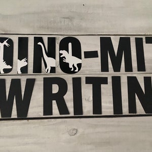 Dino-mite Writing Bulletin Board: Dinosaur Classroom Decor - Etsy