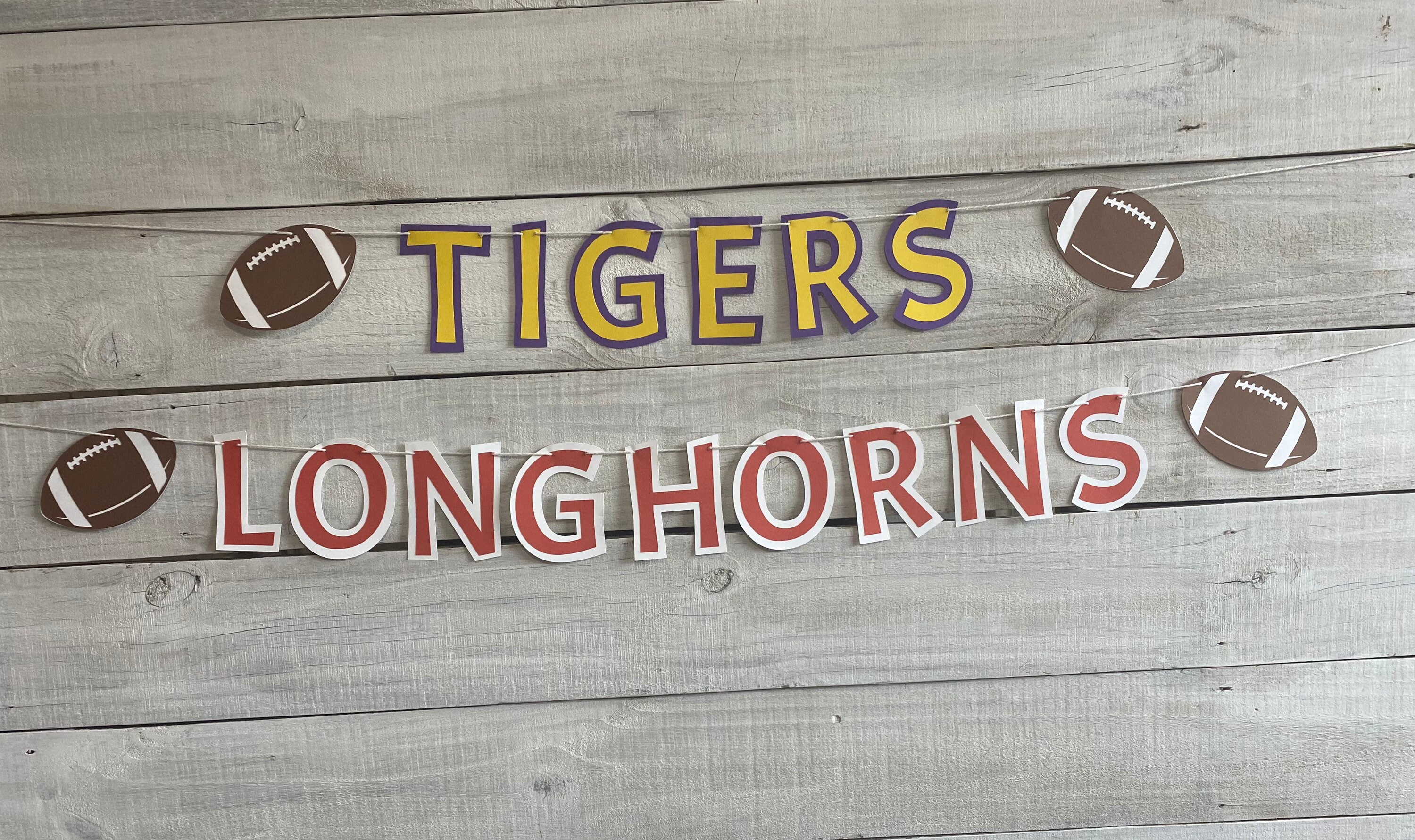 Sports Mascot Banner Customize Your Team Name and Color - Etsy UK