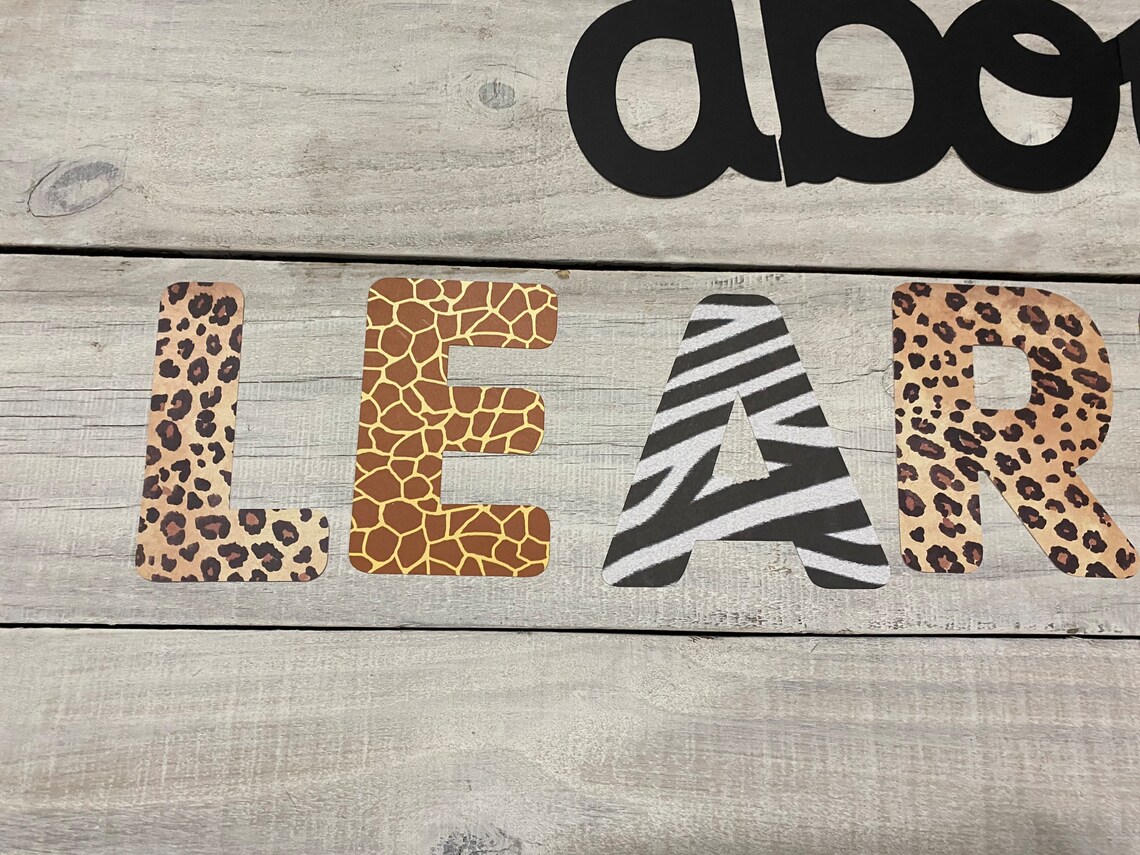 Wild About Reading Wild About Learning Bulletin - Etsy