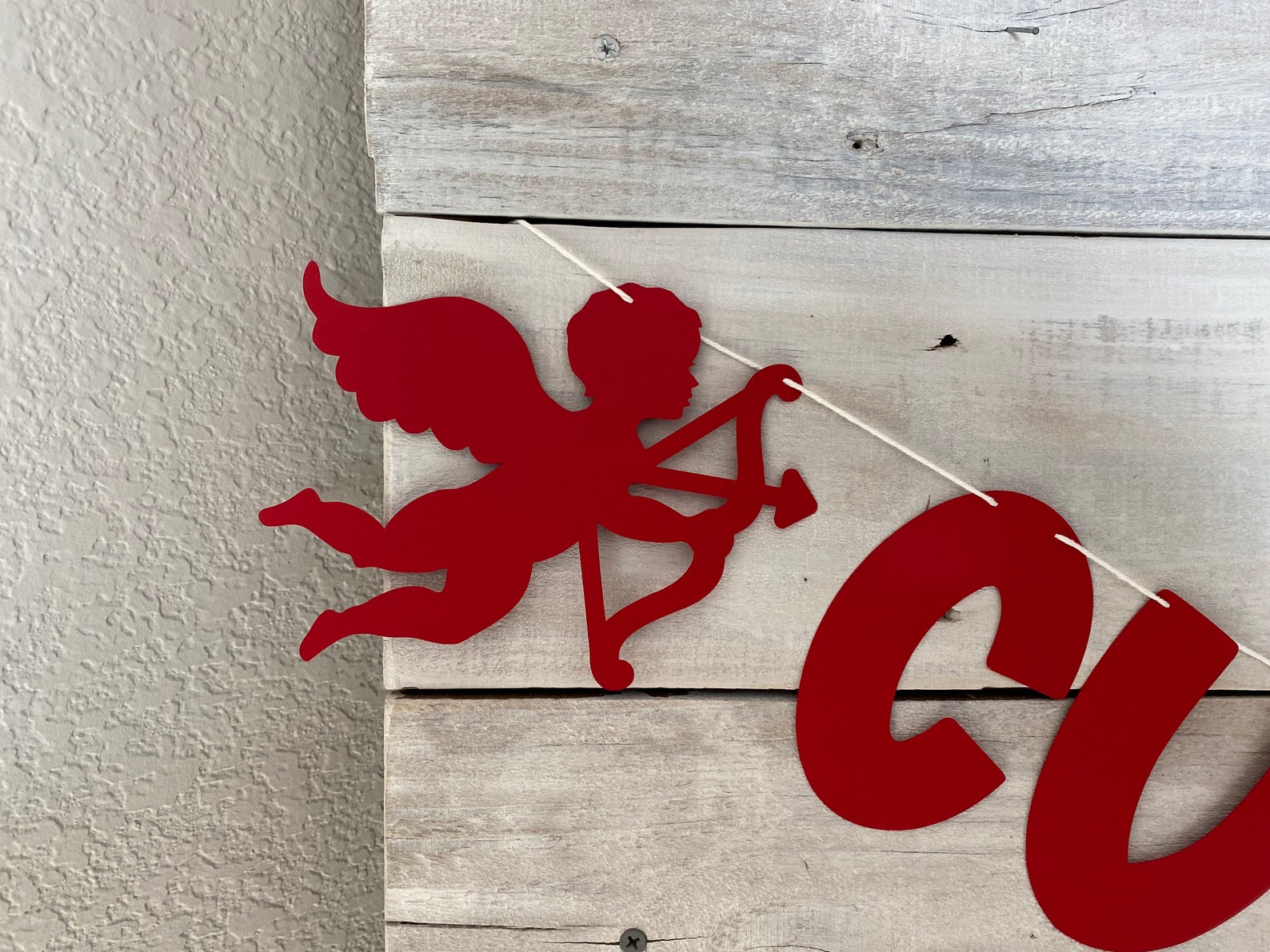 Cuter Than Cupid Banner Valentines Day Decor Valentines - Etsy