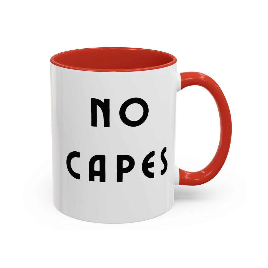 No Capes Incredibles One Mug - Etsy