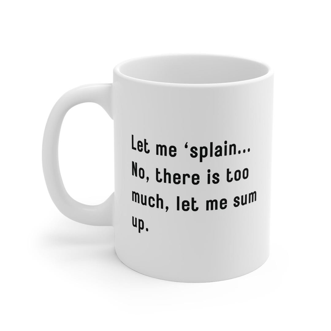 Let Me 'splain Princess Bride Coffee Mug - Etsy