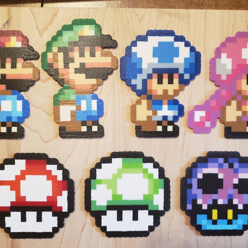 Super Mario Magnets - Etsy
