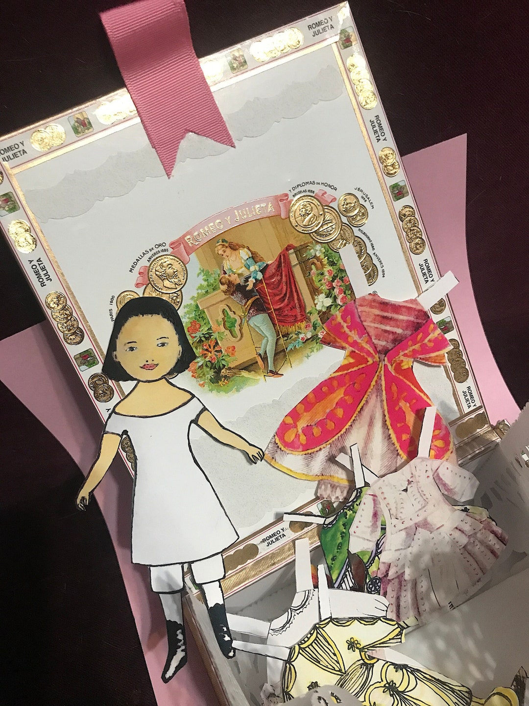 Asian Paper Doll Handmade and Pre-cut Paperdoll Clothes Plus Mini ...