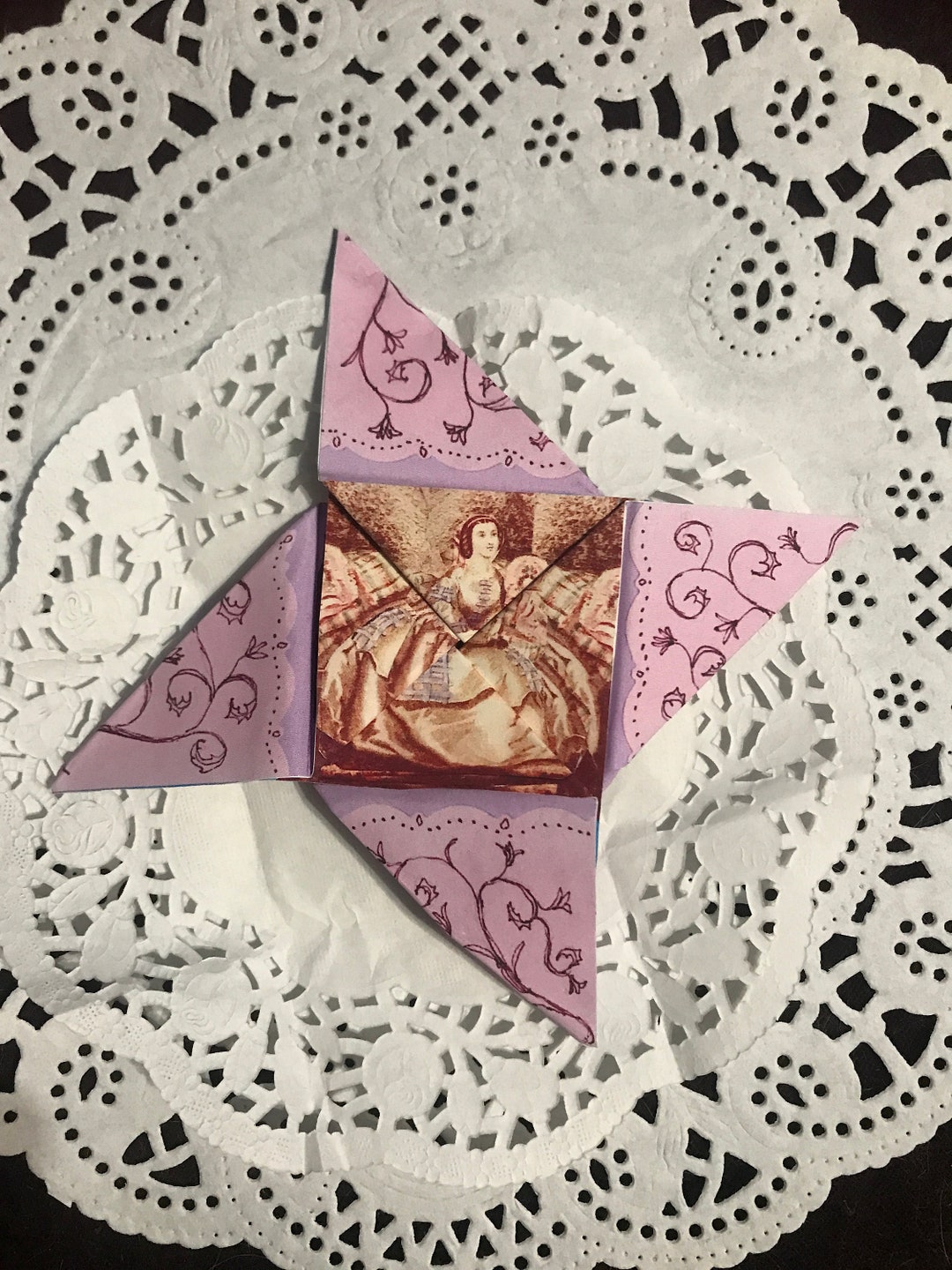 Make Your Own Victorian Puzzle Purse Greeting Card DIY Instant ...