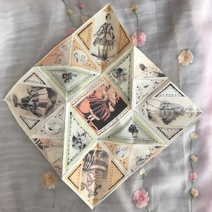 Victorian Childhood Puzzle Purse Greeting Card valentine Instant ...