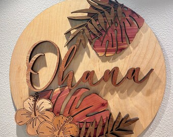 Ohana Wood Sign | Etsy