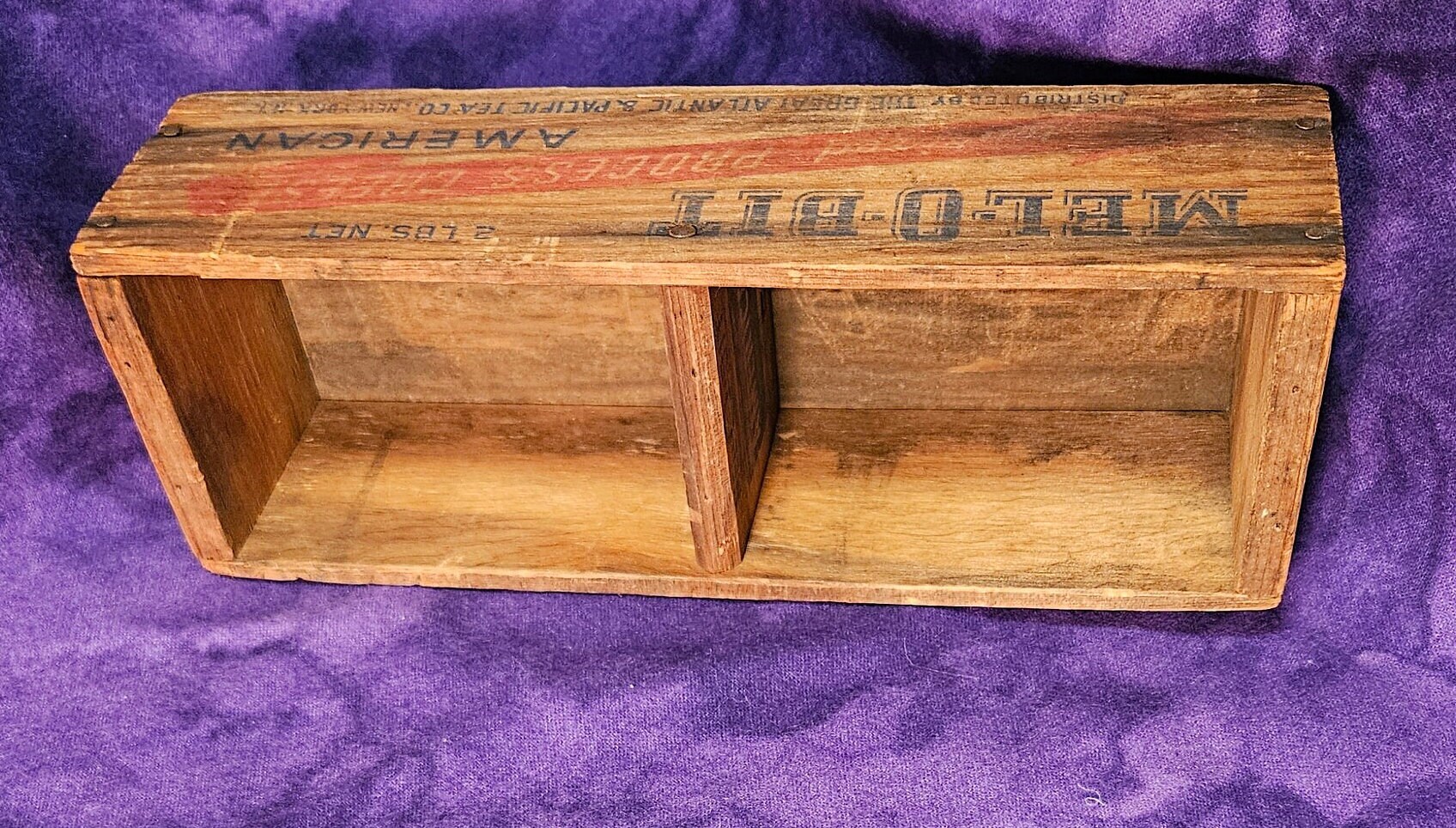 Vintage Cheese Box MEL-O-BIT Wooden - Etsy