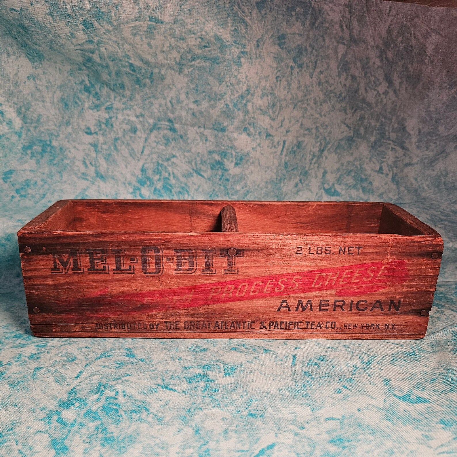 Vintage Cheese Box MEL-O-BIT Wooden - Etsy