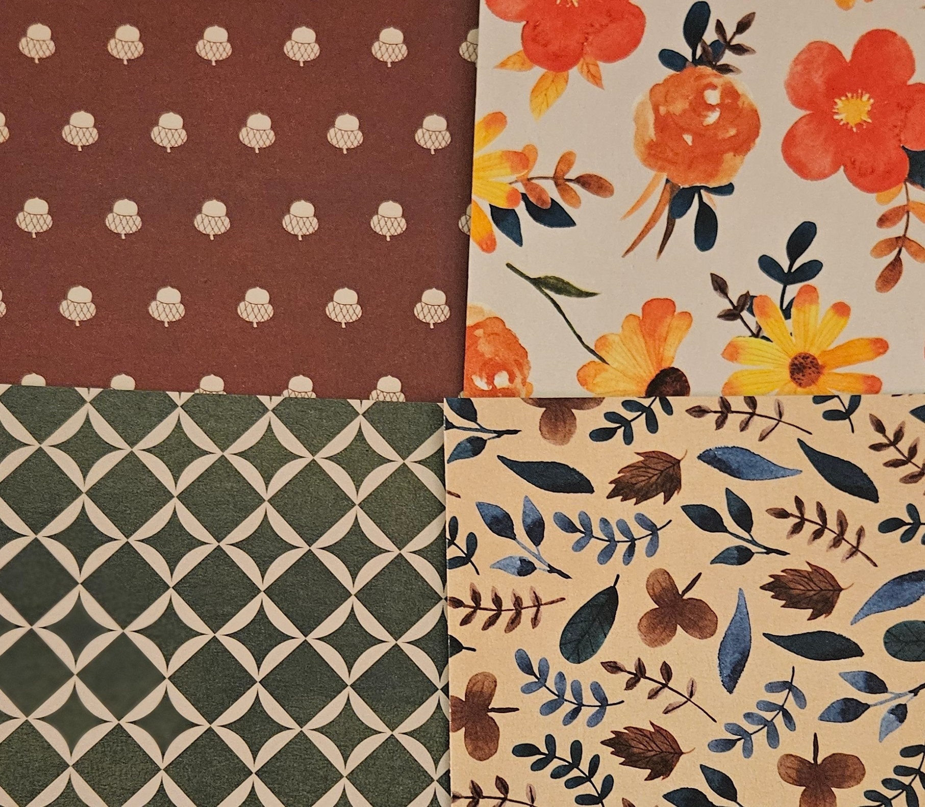 6x6 Scrapbook Paper Lot of 12 Retired - Etsy