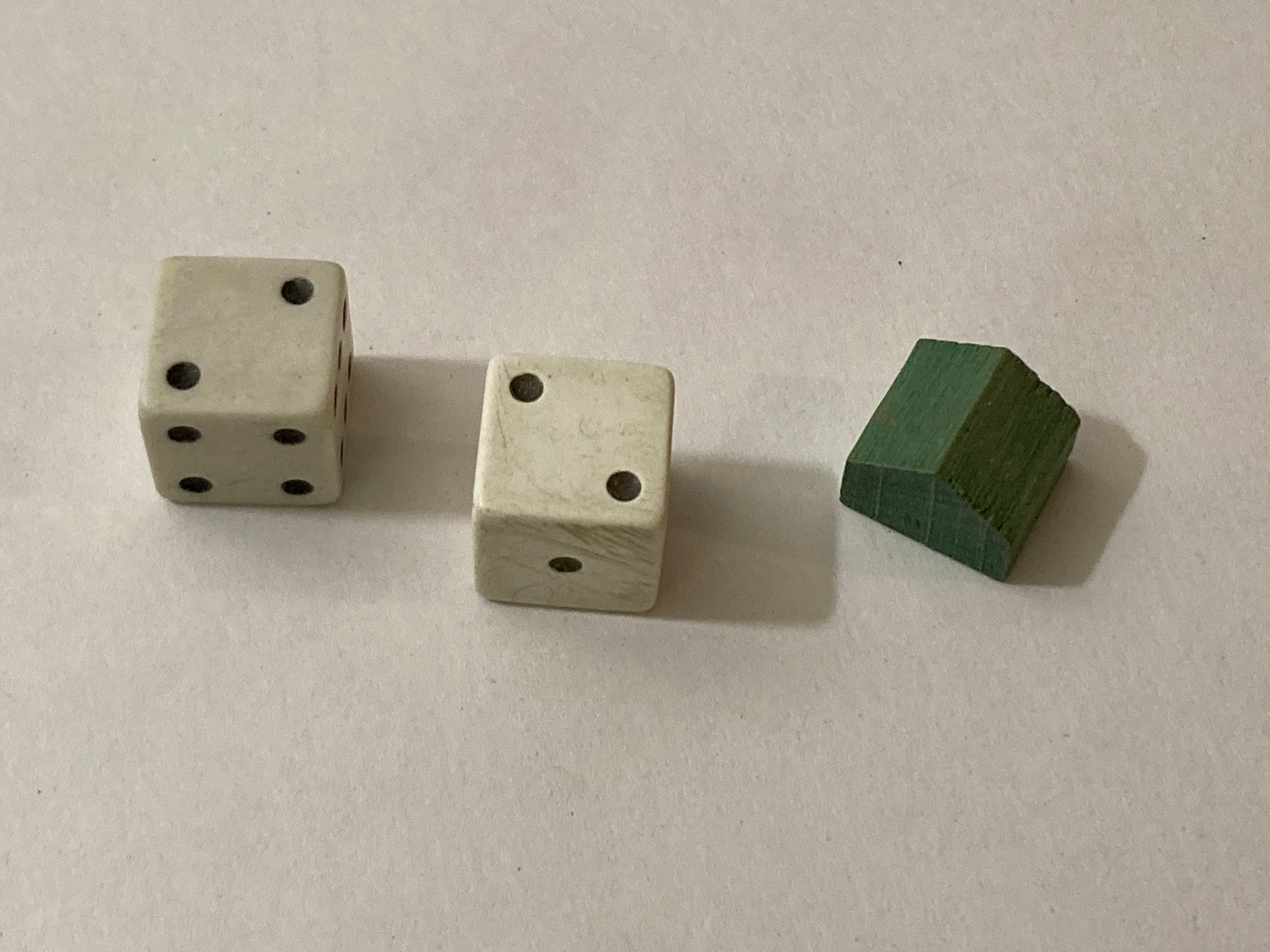 Vintage Monopoly Game Pieces Lot of 53 Items _ Wheelbarrow is Broken ...