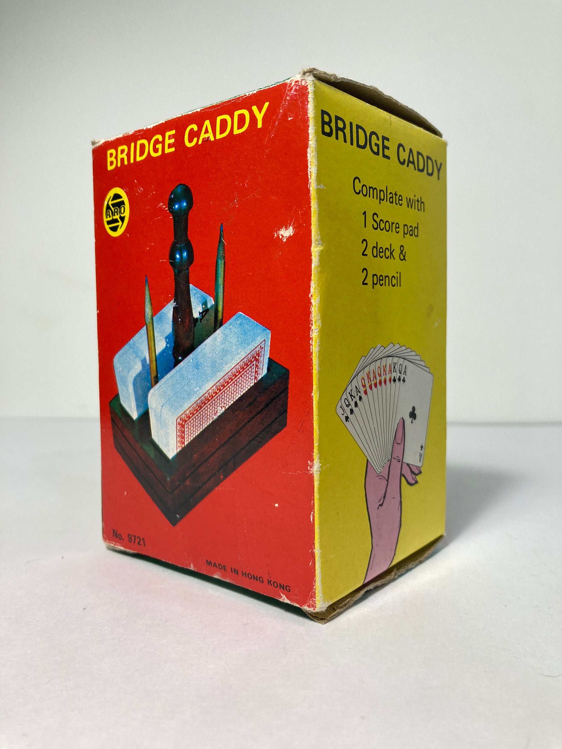 ARO Bridge Caddy NOS Made in Hong Kong Original Caddy, 2 Decks, 2 ...