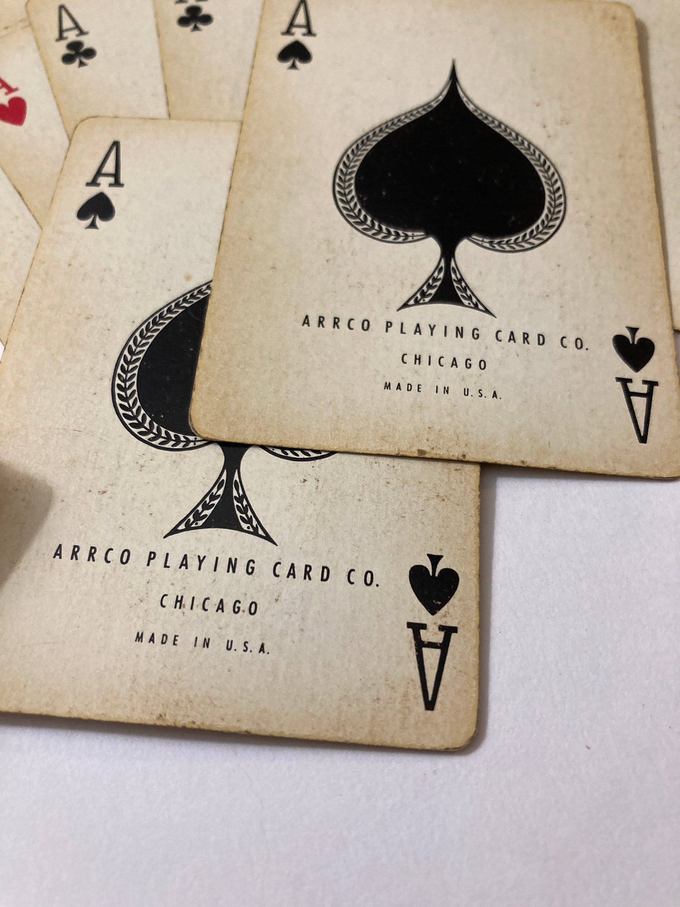 STREAMLINE No.2 PINOCHLE Playing Cards Arrco Playing Card Co., Chicago ...