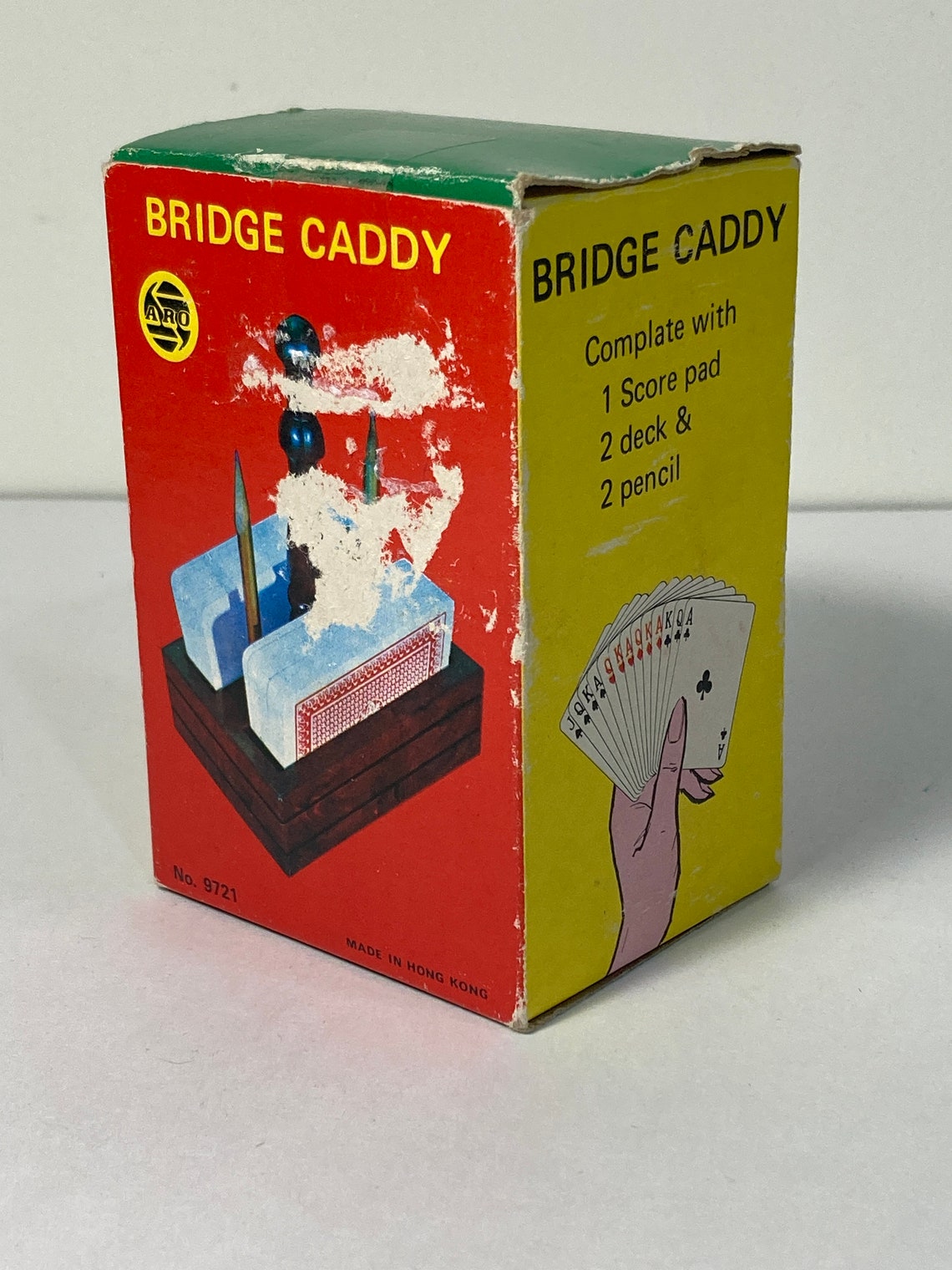 ARO Bridge Caddy NOS Made in Hong Kong Original Caddy, 2 Decks, 2 ...