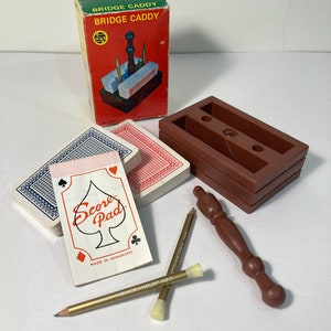 ARO Bridge Caddy NOS Made in Hong Kong Original Caddy, 2 Decks, 2 ...