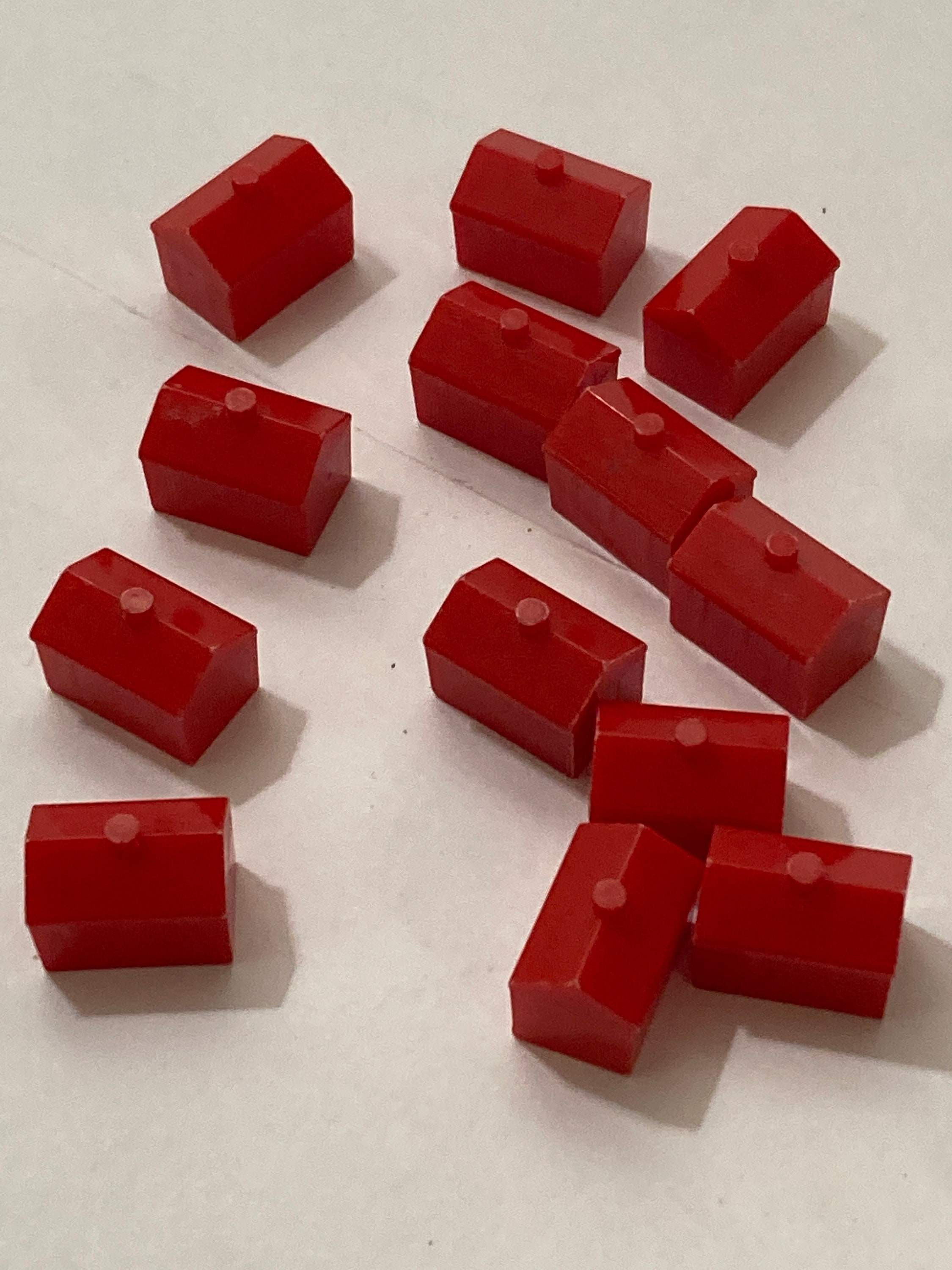 Vintage Monopoly Game Pieces Lot of 53 Items _ Wheelbarrow is Broken ...