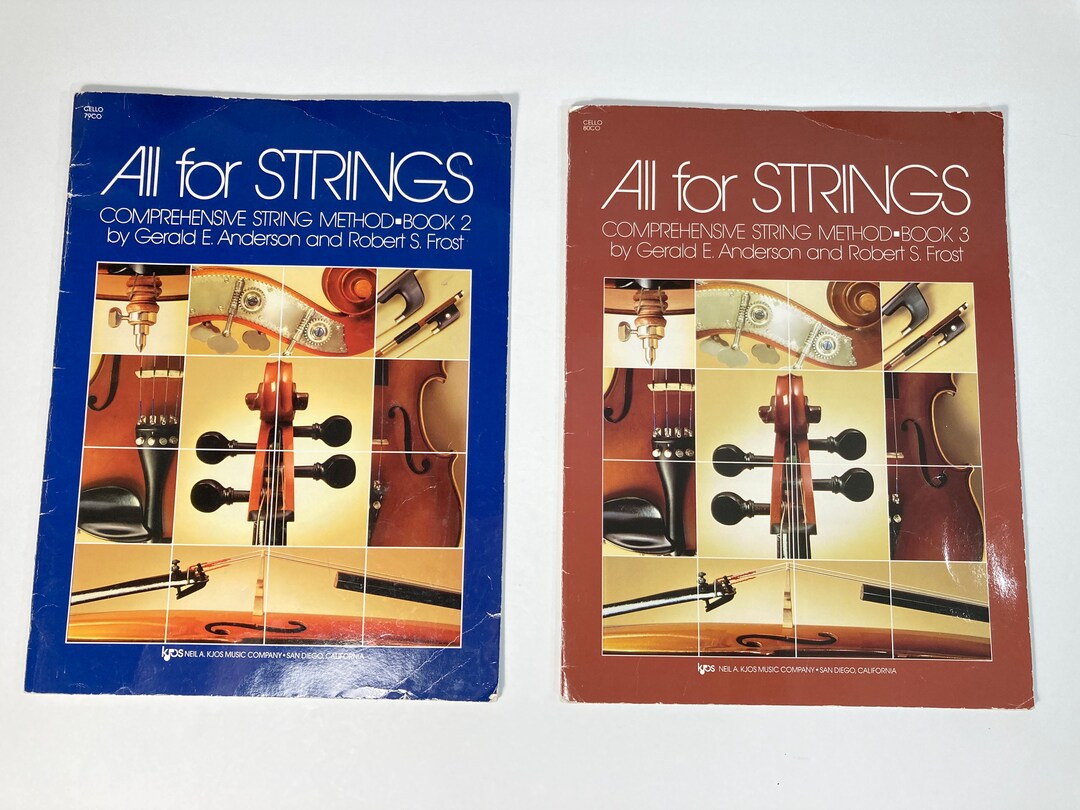 All for Strings Comprehensive String Method Books 2 and 3 - Etsy