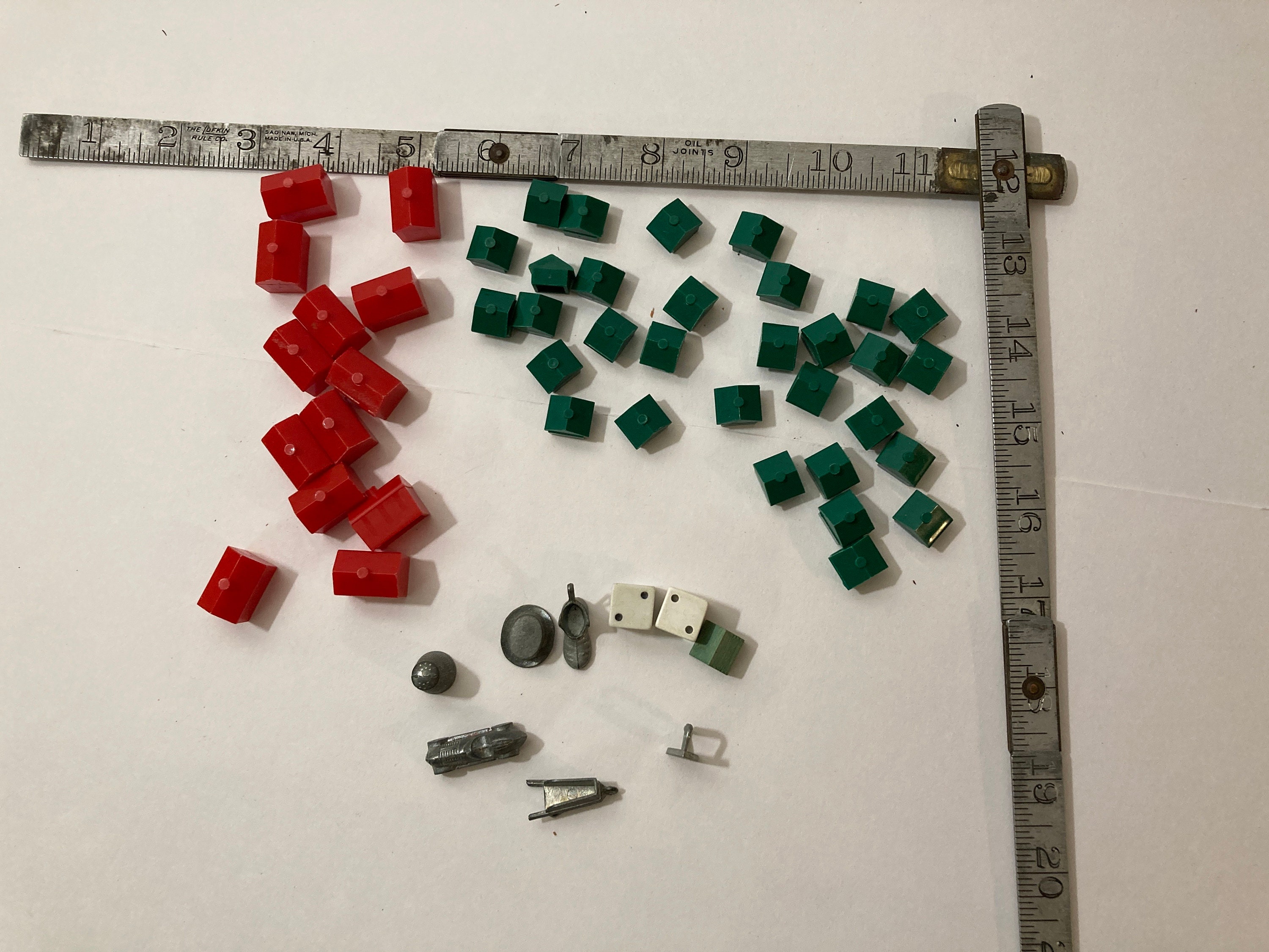 Vintage Monopoly Game Pieces Lot of 53 Items _ Wheelbarrow - Etsy