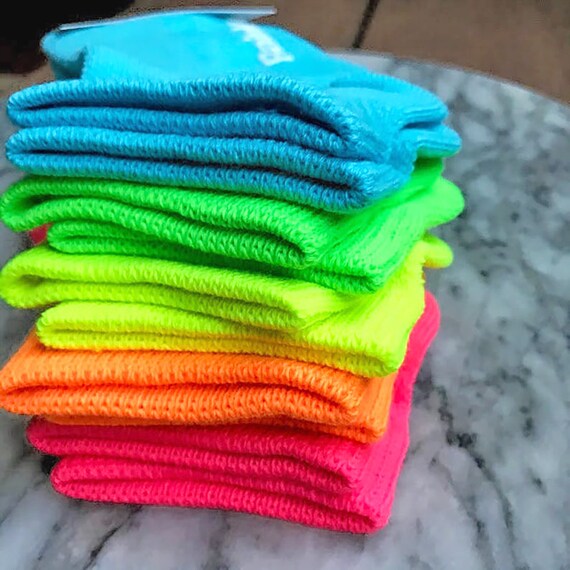 Set of 5 Kids Neon ANKLE Grip Socks Fluorescent Bright | Etsy