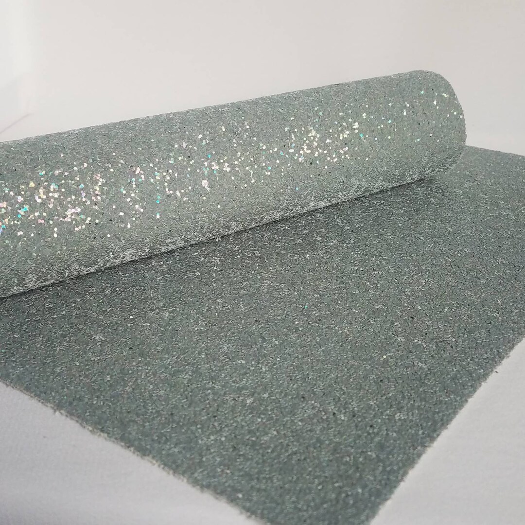 Grey Chunky Glitter/glitter Sheets/grey/20x34 Cm/glitter Fabric/bag ...