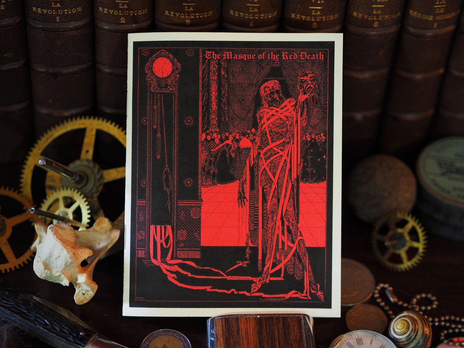 Edgar Allan Poe Masque of the Red Death 1842 Pamphlet | Etsy