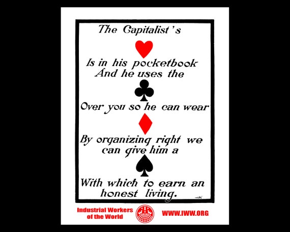 Industrial Workers Of The World Membership Card