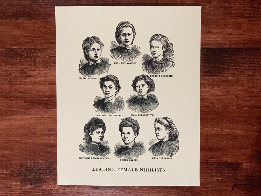 Leading Female Nihilists - Poster 8x10 - Olga Liubatovitch, Etc ...