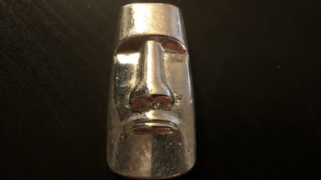 10 Ozt .999 Pnwsilverco Moai Head - Etsy