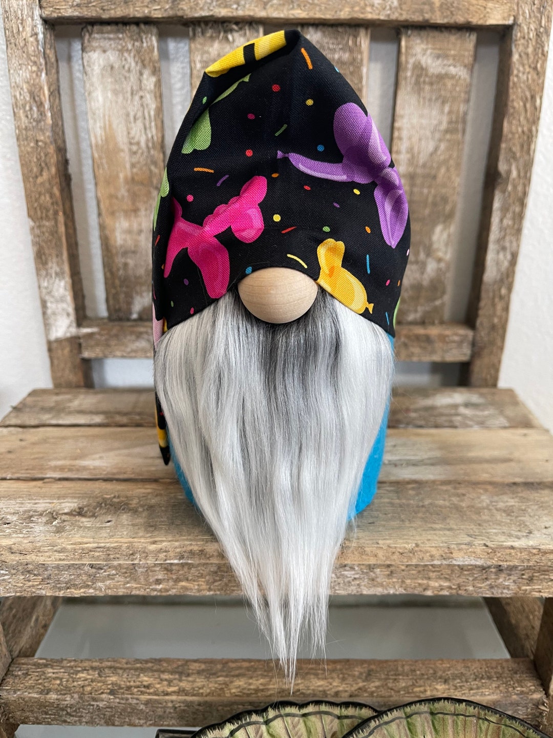 Happy Birthday Gnome, Tray Decor, Birthday Decor, Shelf Sitters, Hutch ...