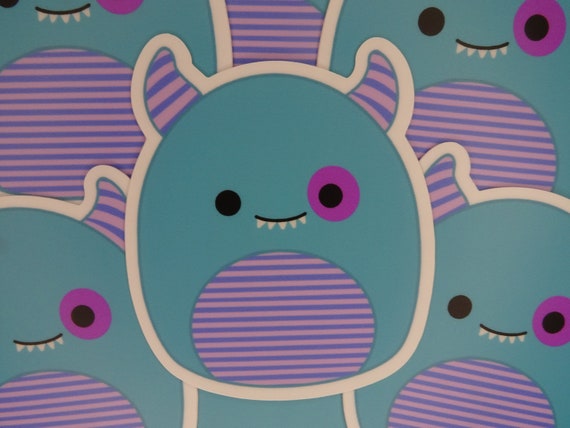 Monster Squishmallow Sticker - Etsy
