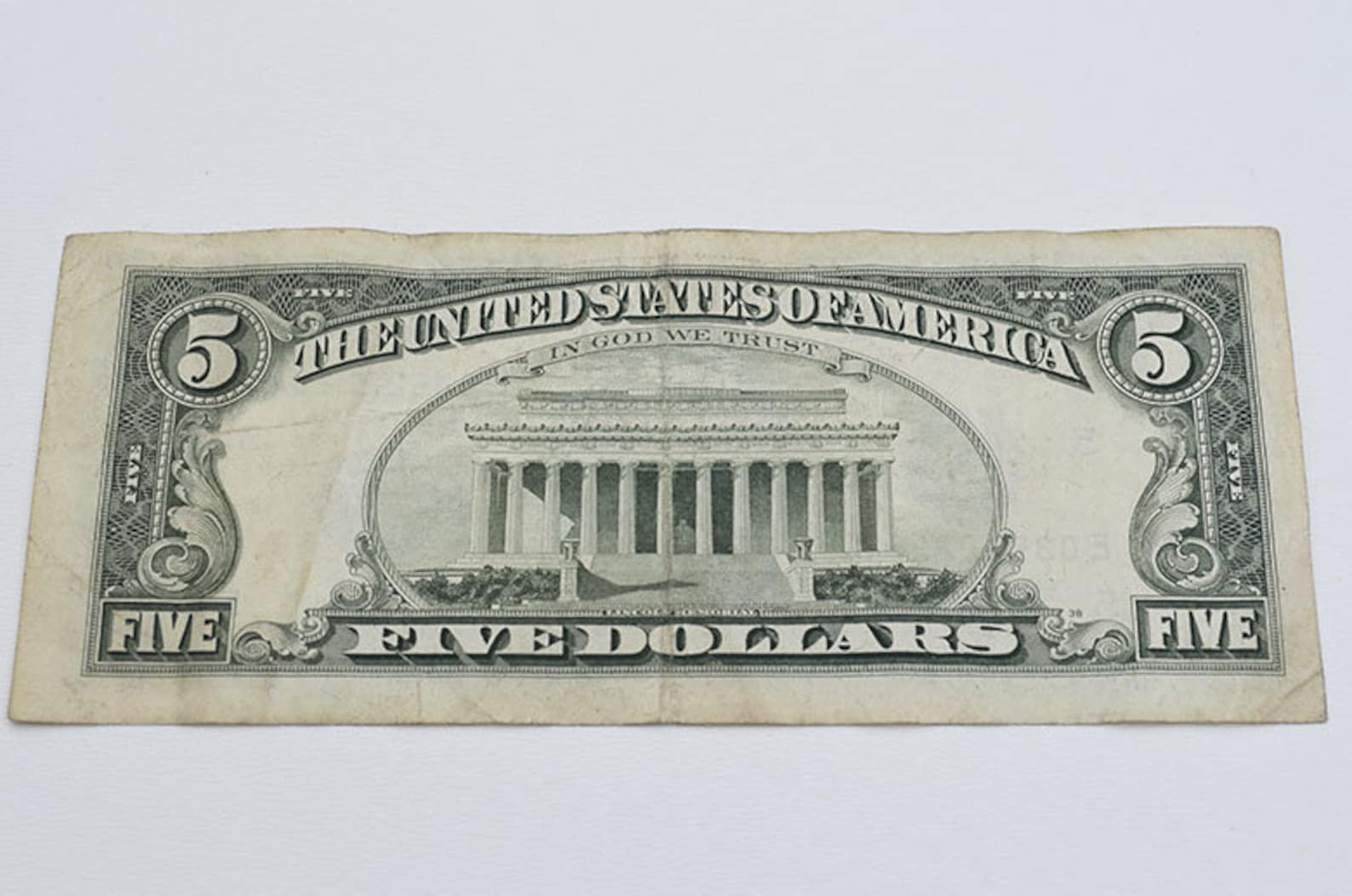 1995 Vintage Five Dollar Bill Rare US Collectible Currency - Etsy 1995 Vintage Five Dollar Bill Rare US Collectible Currency - Etsy