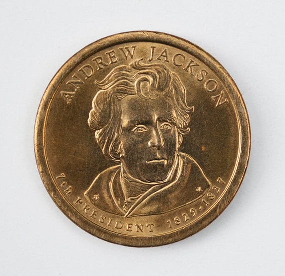 Andrew Jackson One Dollar Coin Collectible Rare Dollar Coin - Etsy
