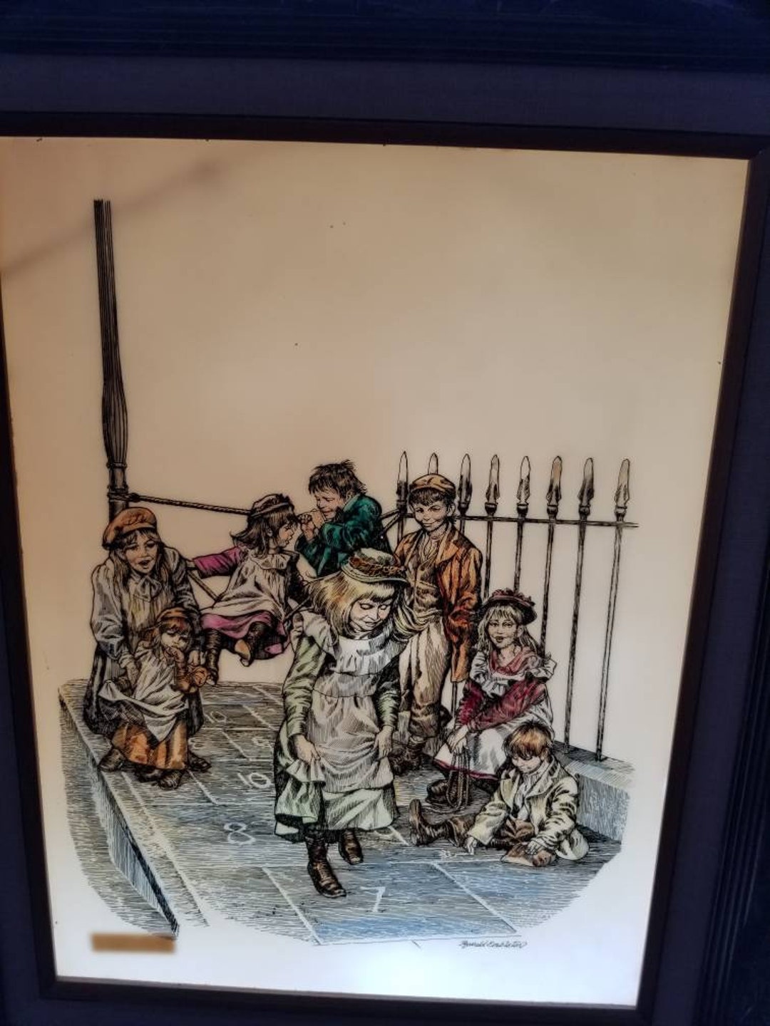 Ronald Embleton This Piece is Know as hopscotch. - Etsy