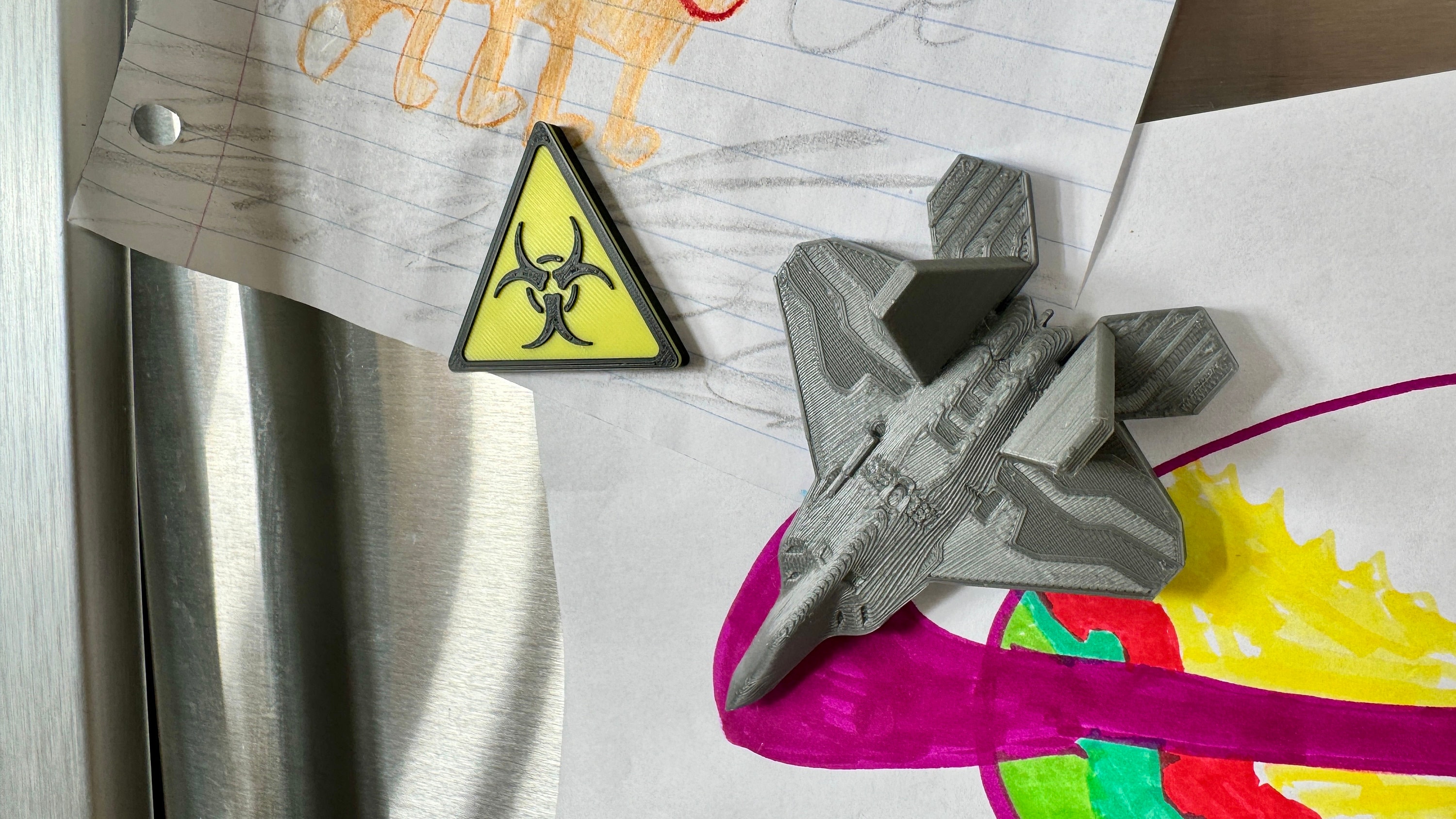 Biohazard 3D Printed Magnet - Etsy