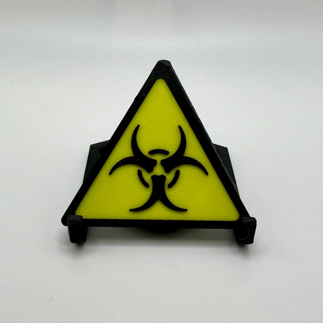 Biohazard 3D Printed Magnet - Etsy