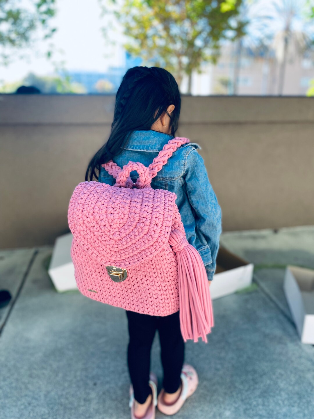 Luxury Handmade Crochet Kids Backpacks - Etsy