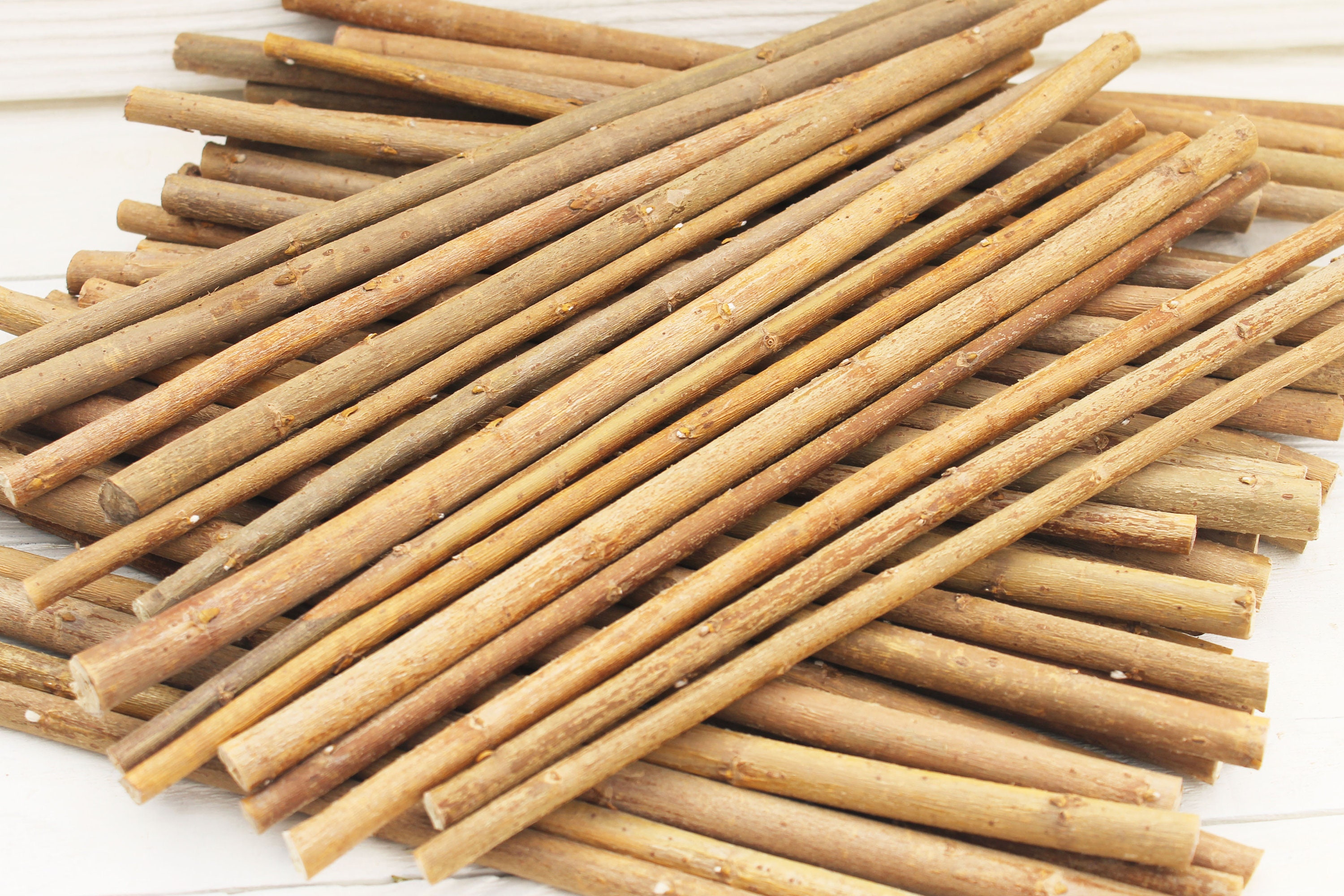 50 Willow Sticks Wood Craft Sticks Tree Branches - Etsy